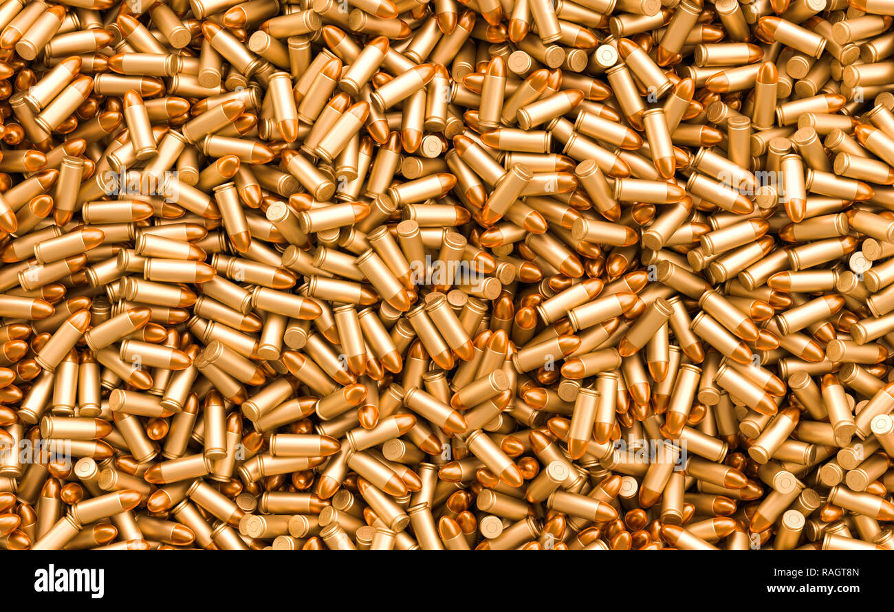Bullets background, 3D rendering Stock Photo - Alamy