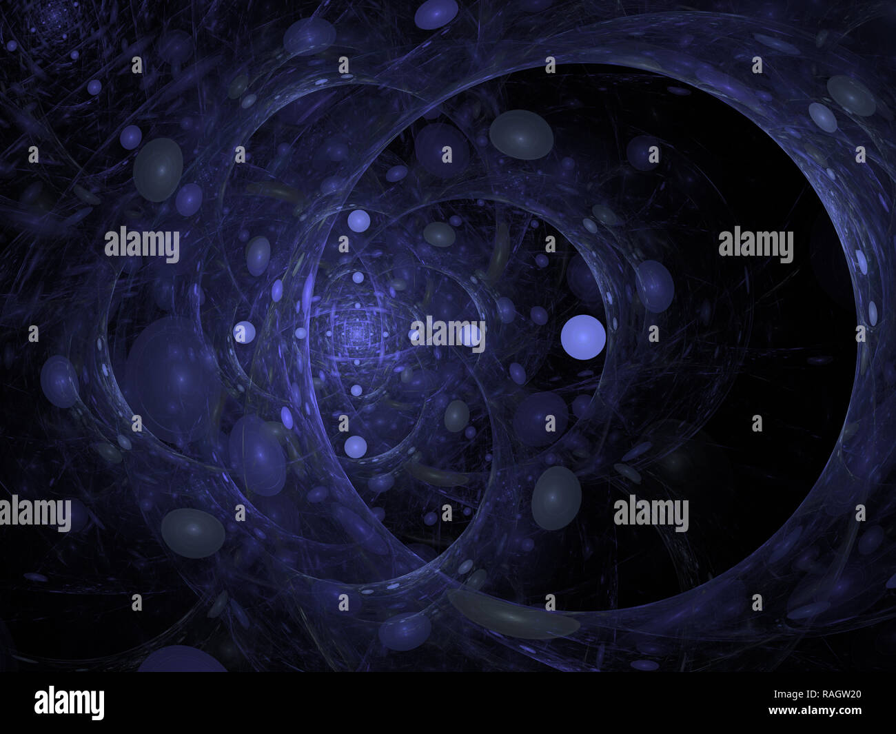 Fractal artwork, abstraction for cover design, template layout for ...