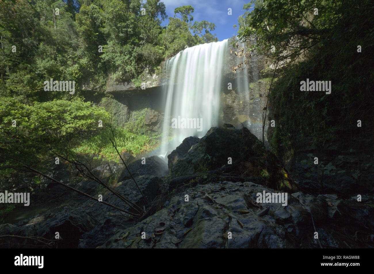 Zillie Falls near Milla Milla falls in Queensland, Australia Stock ...
