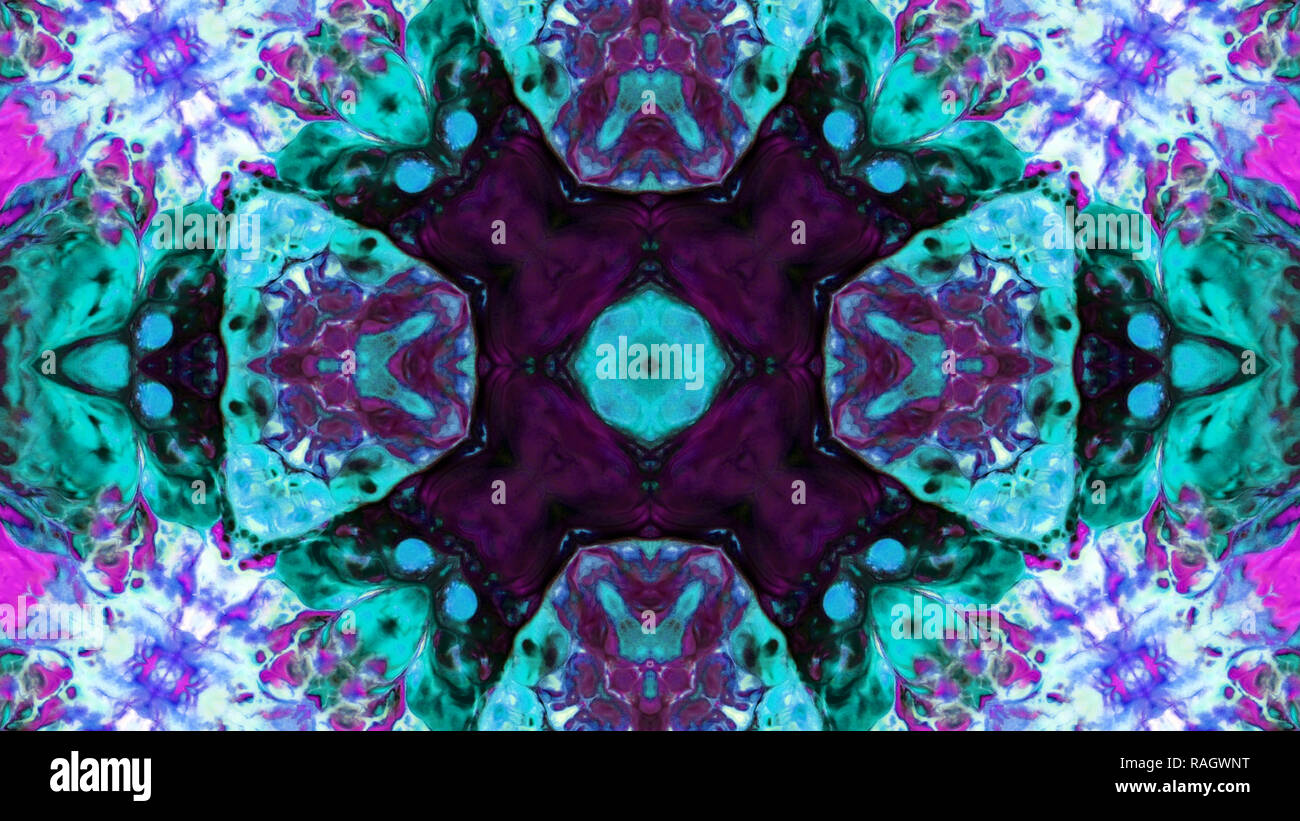 Abstract Paint Brush Ink Explode Spread Smooth Concept Symmetric ...