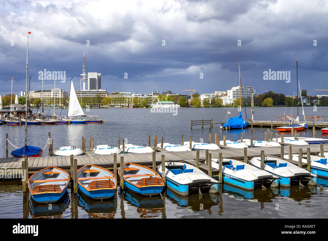 Alster, Hamburg, Germany Stock Photo - Alamy