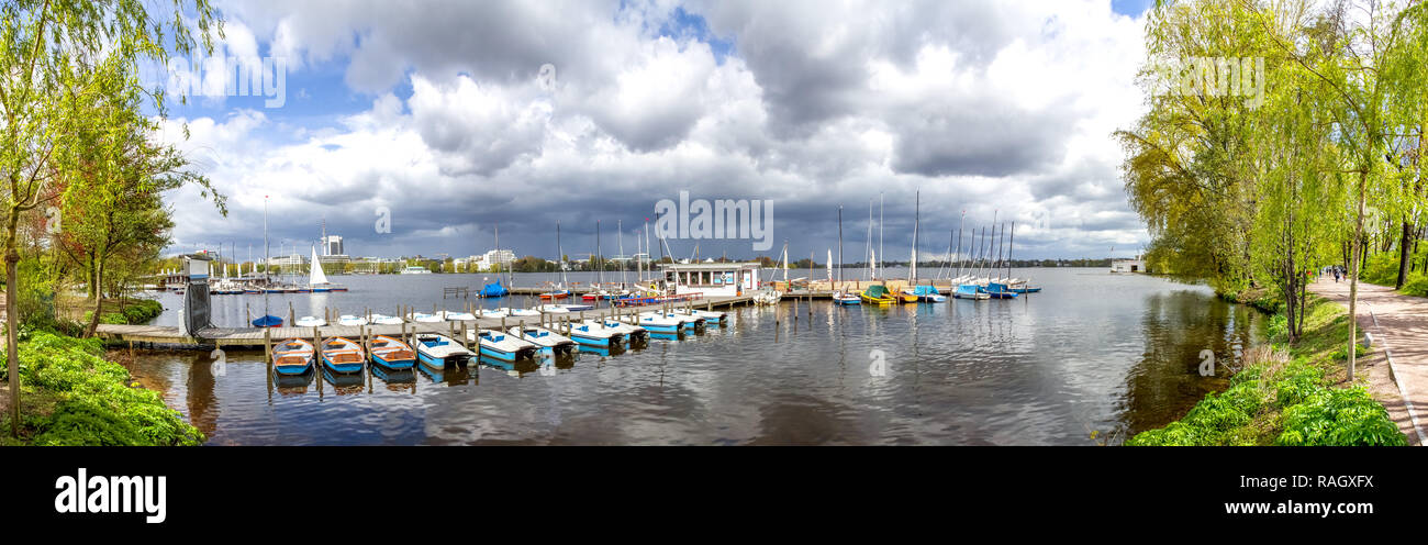 Alster, Hamburg, Germany Stock Photo - Alamy