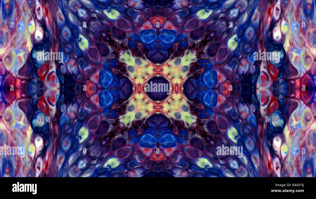 Abstract Paint Brush Ink Explode Spread Smooth Concept Symmetric ...