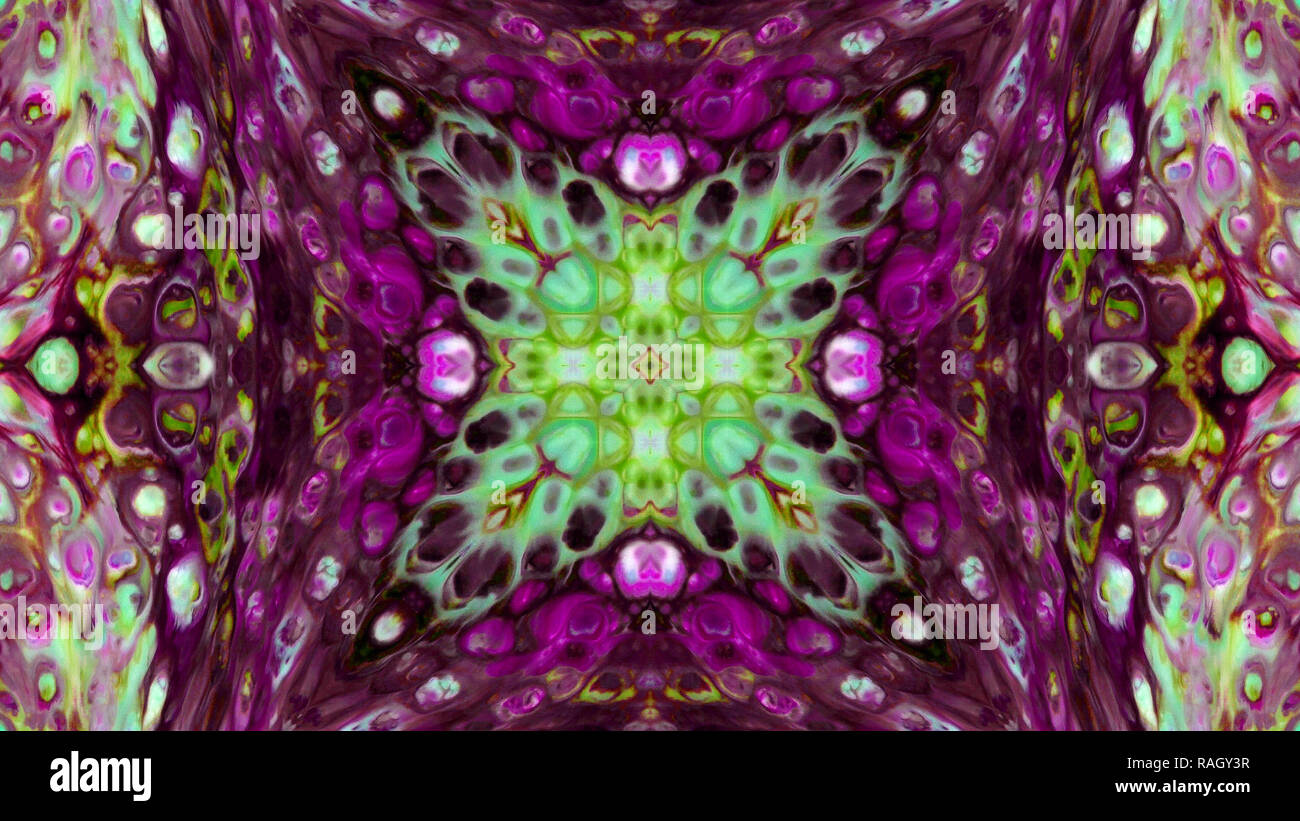 Abstract Paint Brush Ink Explode Spread Smooth Concept Symmetric ...