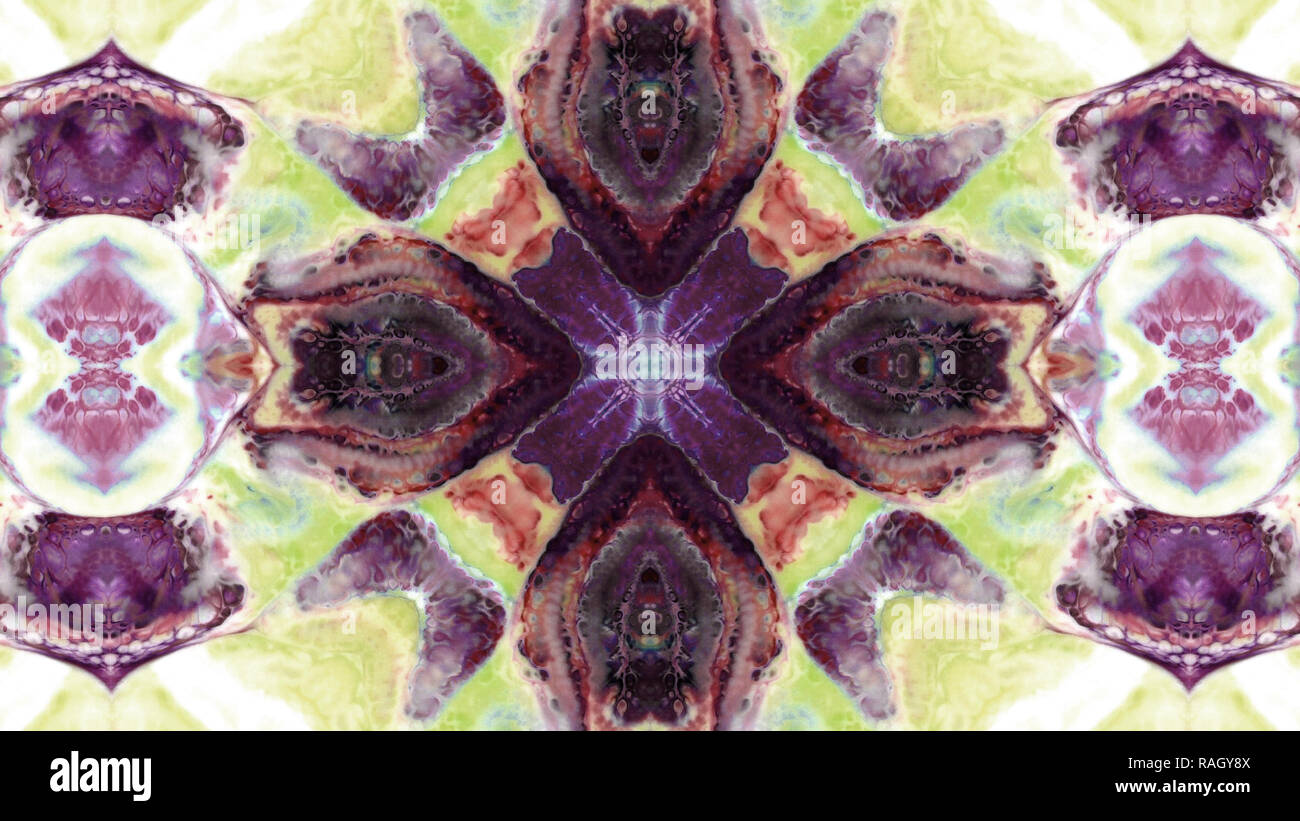 Abstract Paint Brush Ink Explode Spread Smooth Concept Symmetric ...