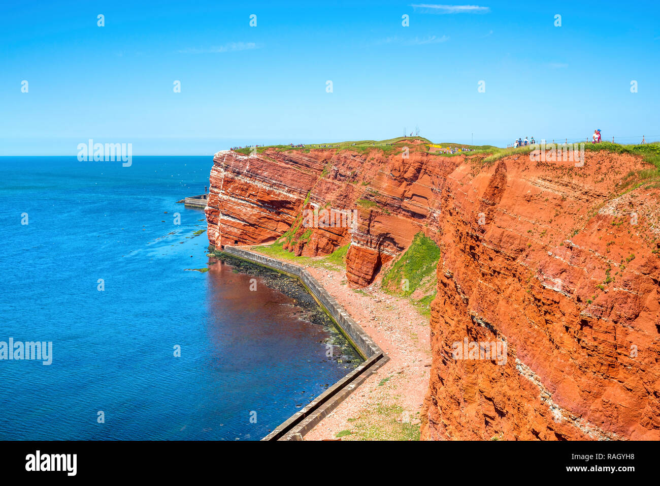 Coastline, Helgoland, Germany Stock Photo - Alamy