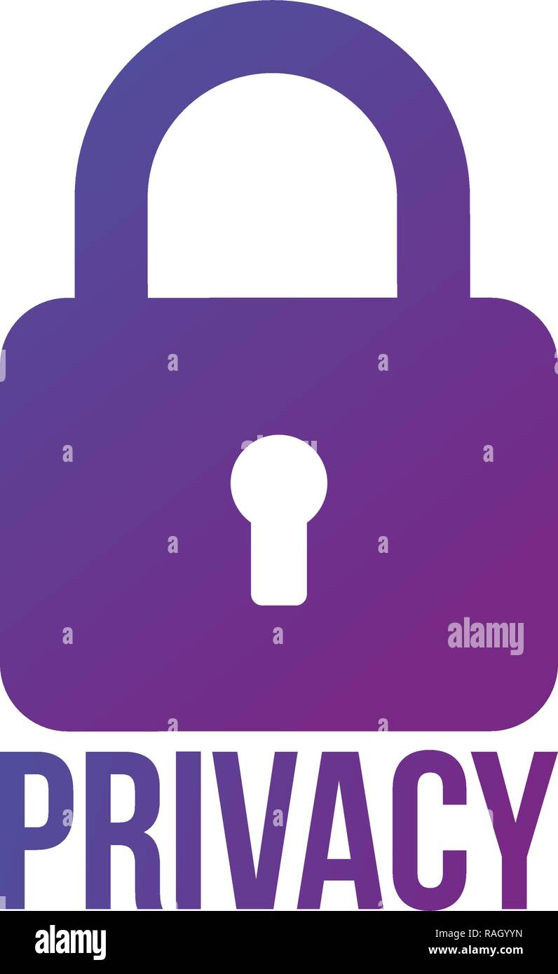 Lock icon. Privacy, secure concept. vector illustration isolated on ...