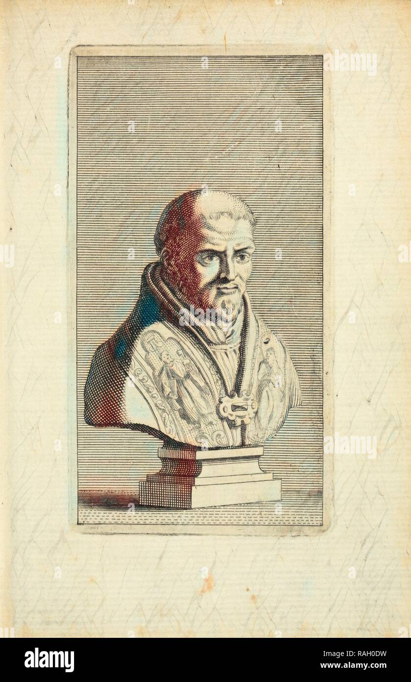 Portrait bust of Pope Paul V, Villa Borghese fvori di Porta Pinciana ...