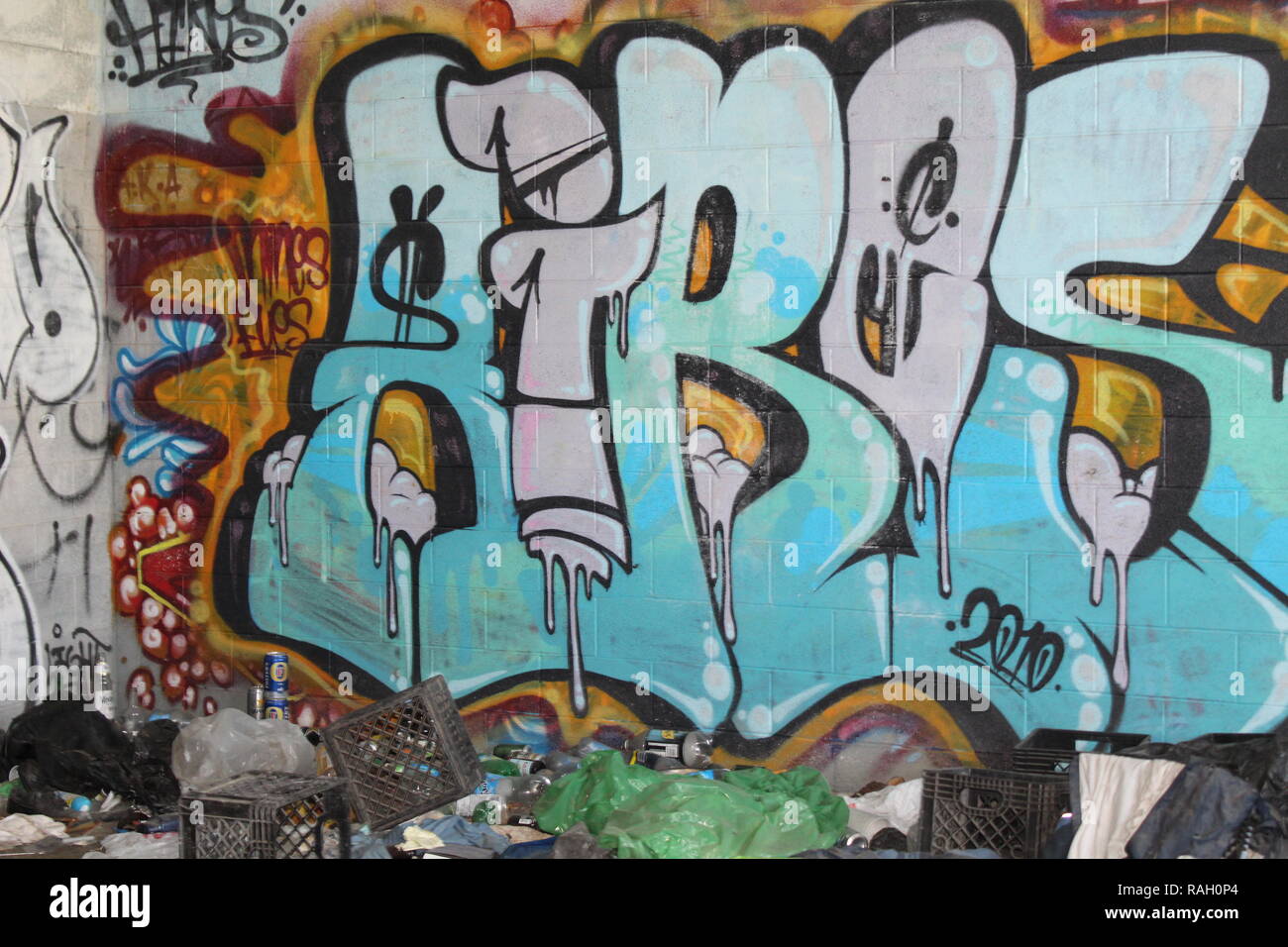 Detroit Urban Graffiti Stock Photo - Alamy