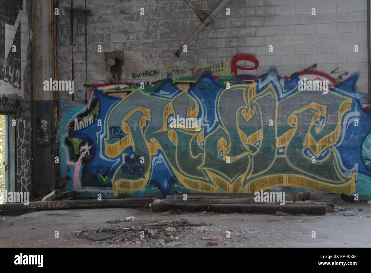 Detroit Urban Graffiti Stock Photo - Alamy