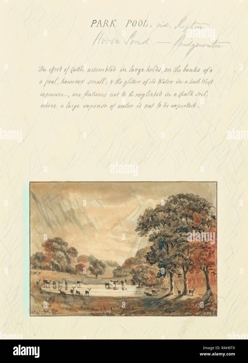 Repton park pool hi-res stock photography and images - Alamy