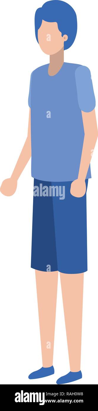 young man standing avatar character Stock Vector Image & Art - Alamy