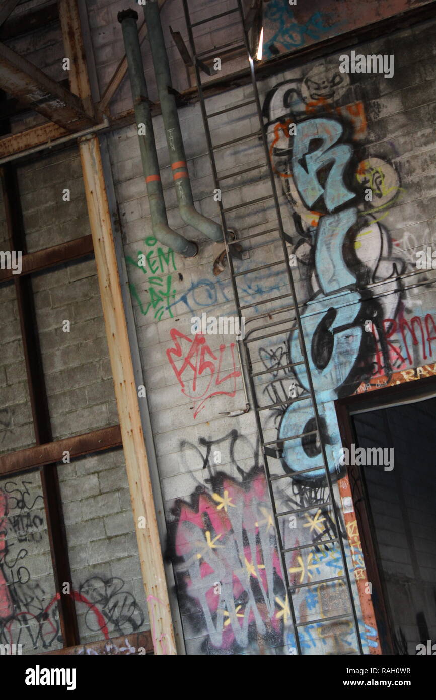 Detroit Urban Graffiti Stock Photo - Alamy