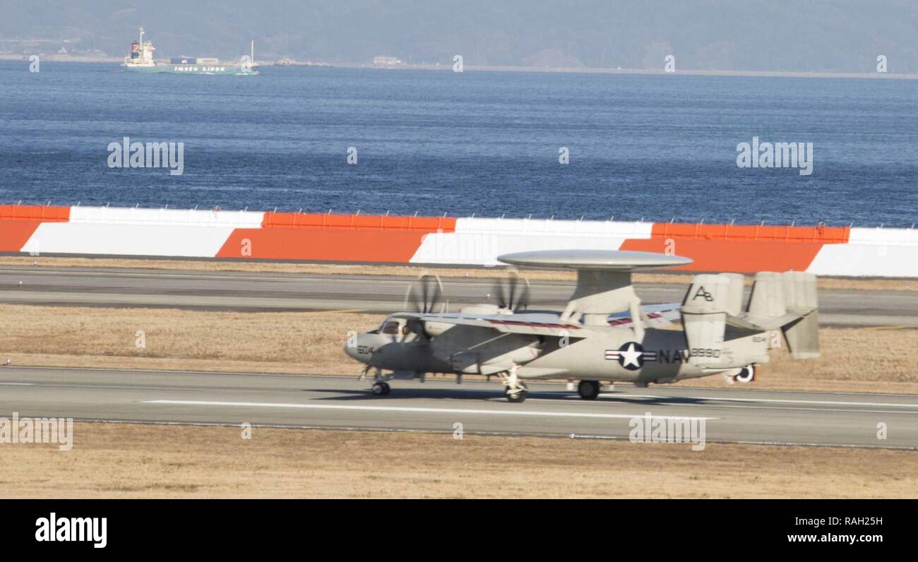 A U.S. Navy E-2D Advanced Hawkeye with Carrier Airborne Early Warning ...