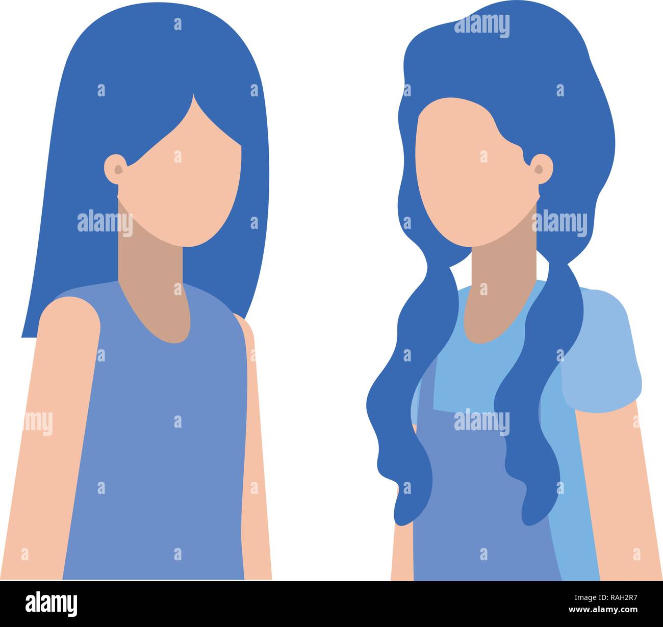 young women avatar character Stock Vector Image & Art - Alamy