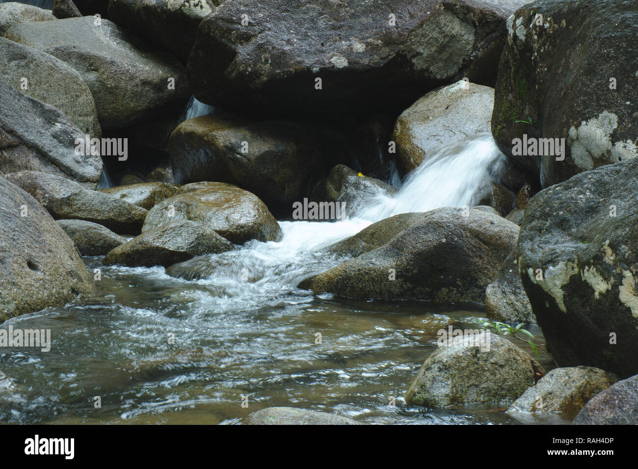 waterfall in riam waterfall tourism object in aruk, the great sajingan ...
