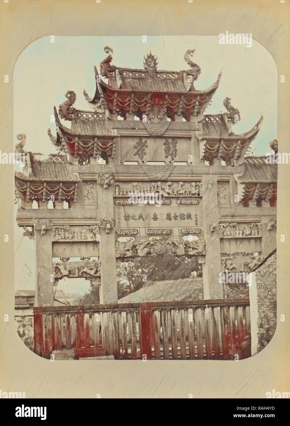 Temple Gate, Shanghai, Attributed to John Thomson (Scottish, 1837 ...
