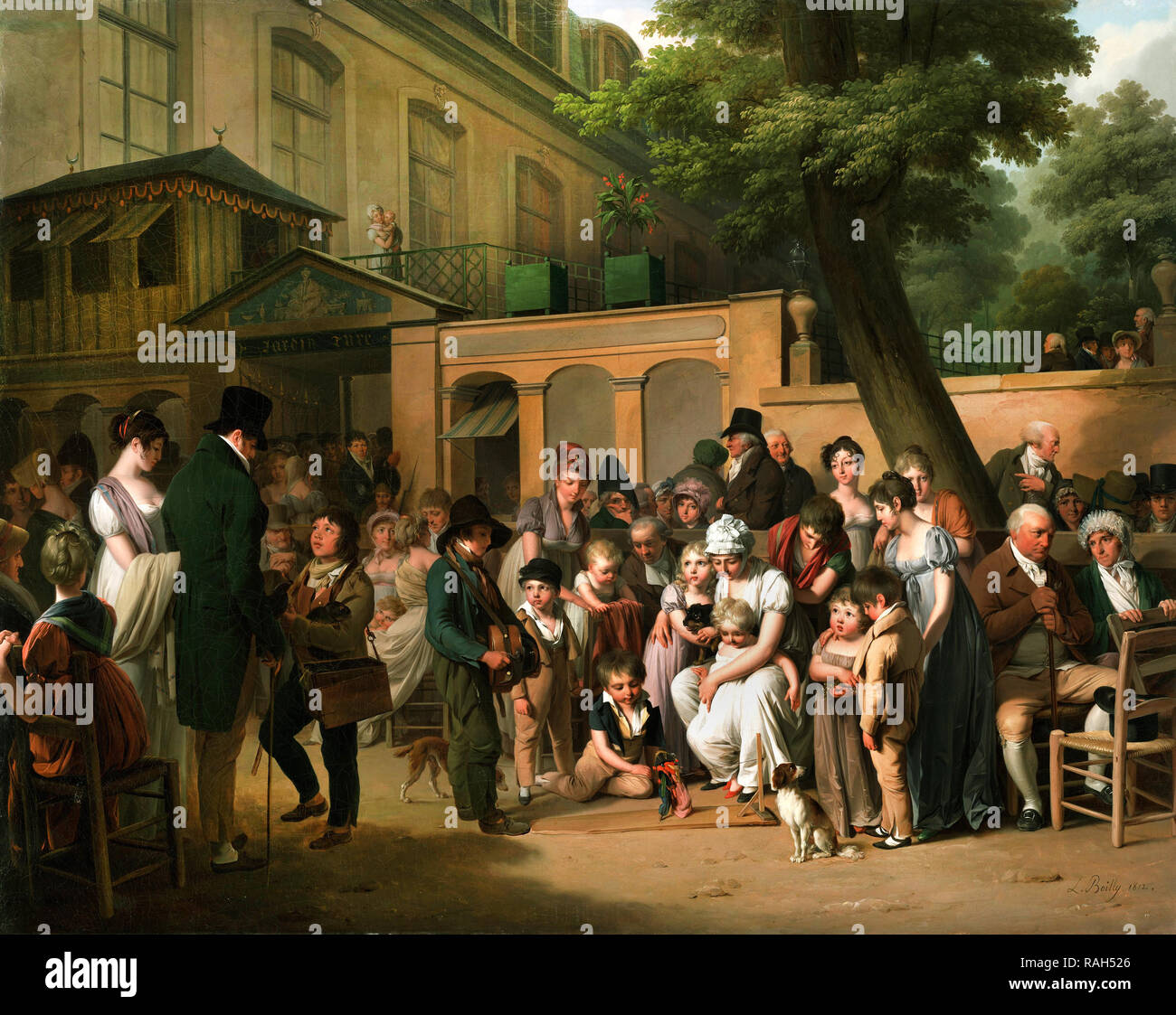 Louis Leopold Boilly, Entrance to the Jardin Turc 1812 Oil on canvas ...
