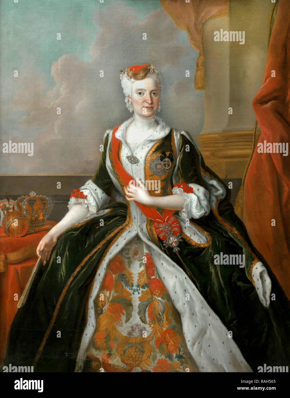 Louis de Silvestre, Portrait of Maria Josepha of Austria, Circa 1737 ...