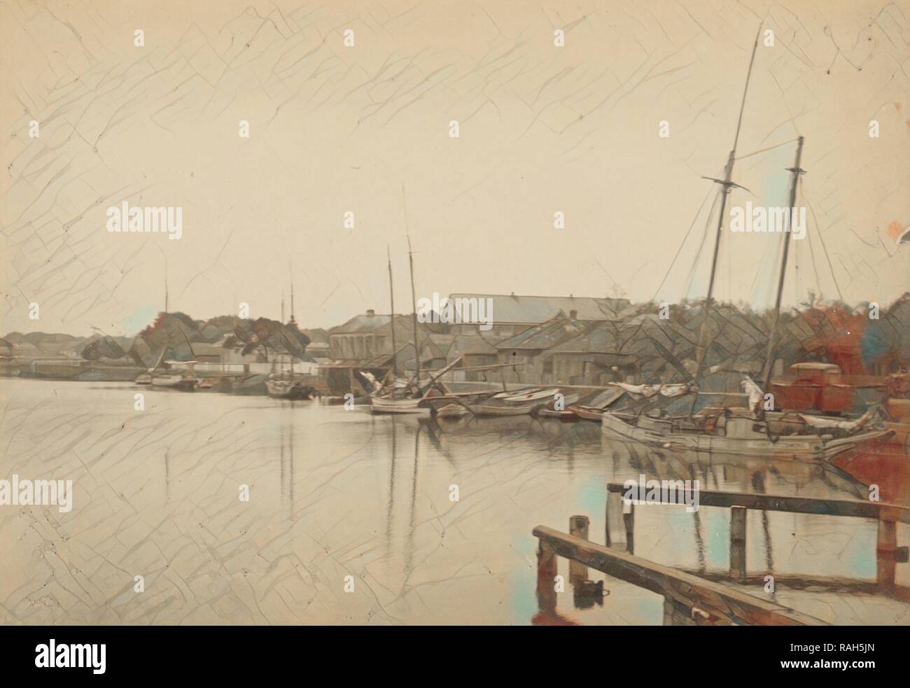 Suburb St. Jean, Attributed to H.M. Beach (American, active 1890s), New ...