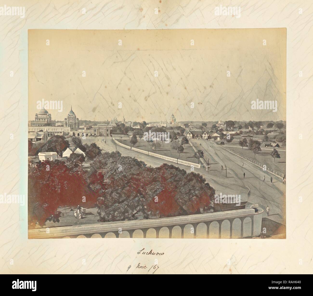 Lucknow, Oudh Exhibition and surrounding Scenery, Samuel Bourne ...