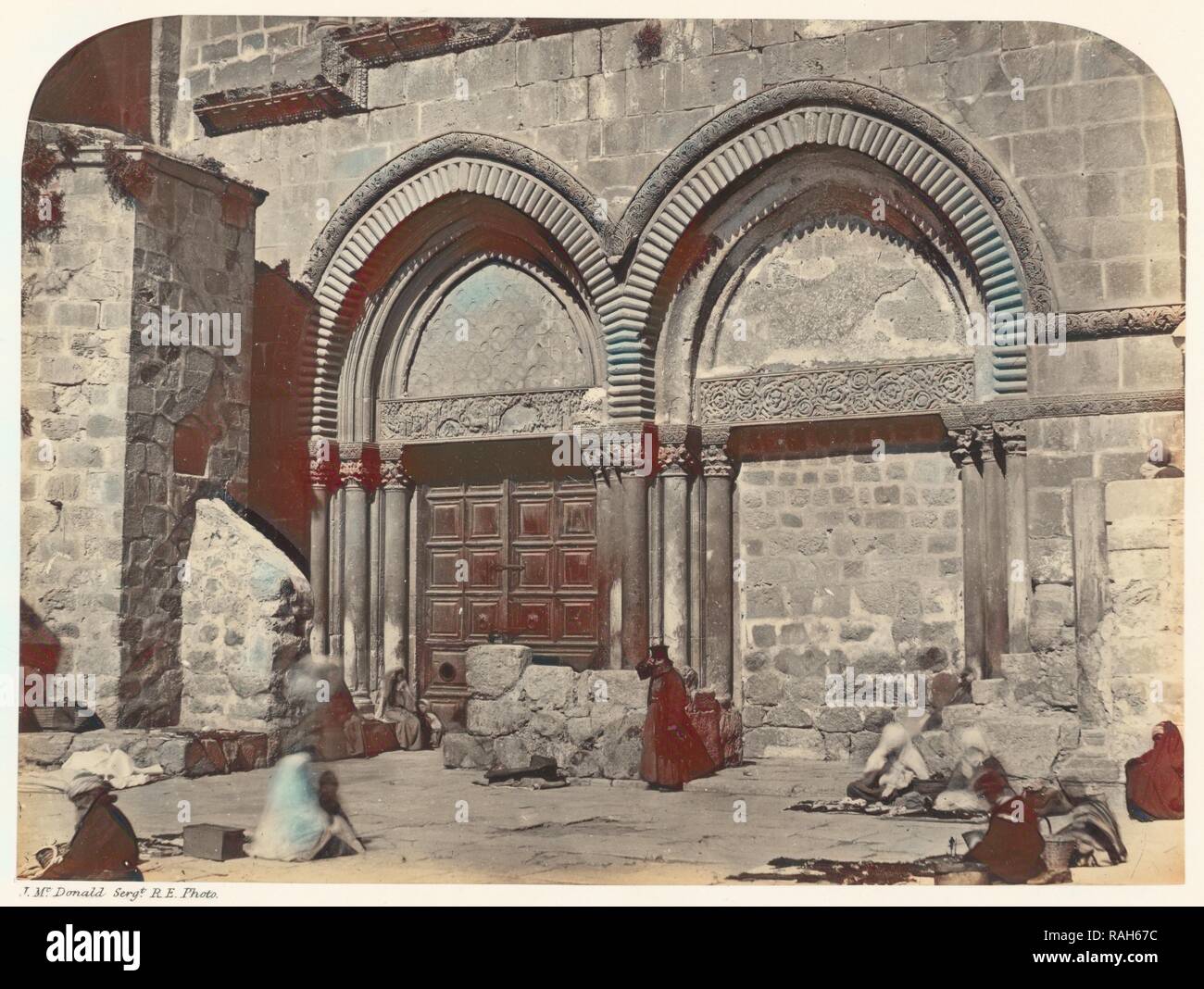 Entrance to the Church of the Holy Sepulchre, Sgt. James M. McDonald ...
