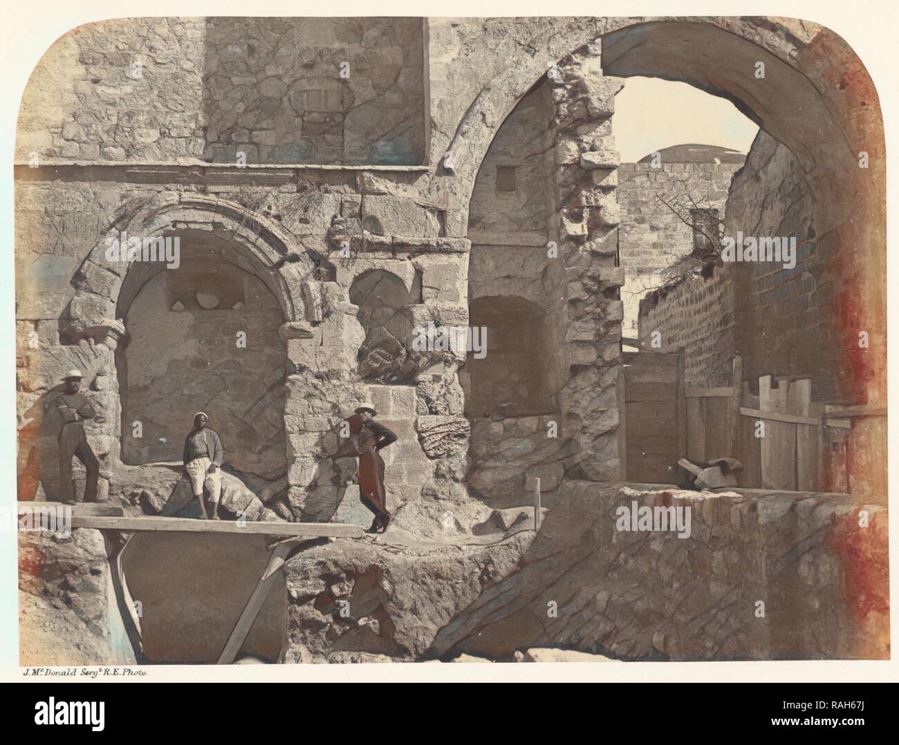 Ecce Homo Arch, Sgt. James M. McDonald (English, 1822 - 1885), Israel ...