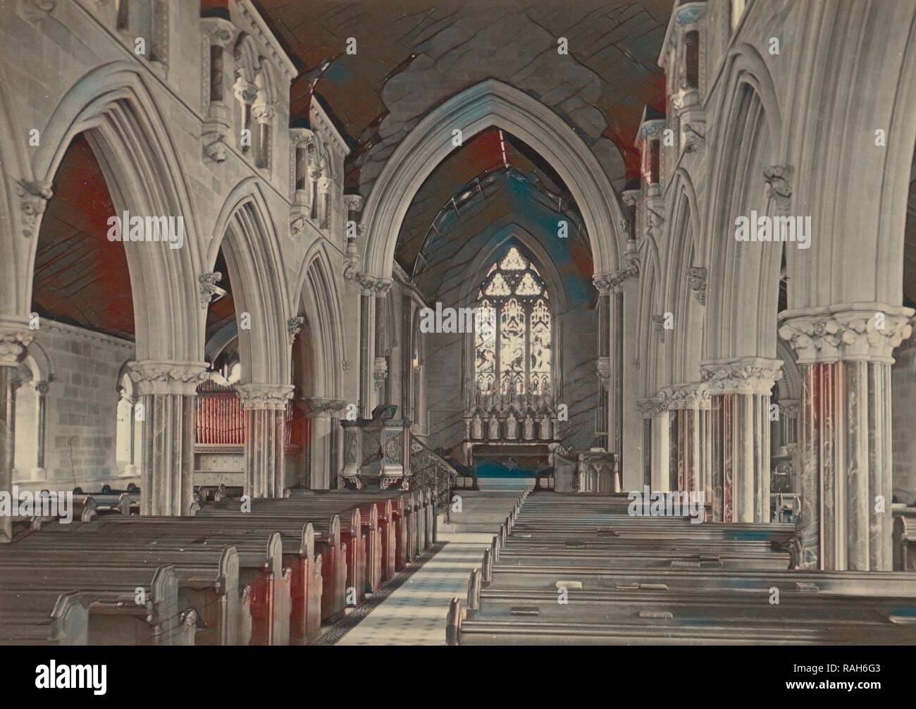 Sherbourne Church, interior, looking east, Francis Bedford (English ...