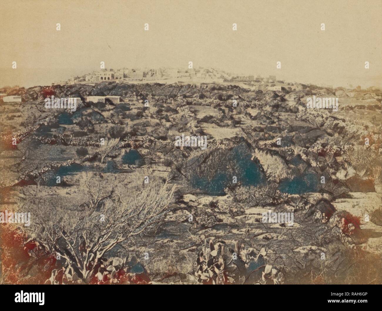 Yâfa - The Ancient Joppa, From the West, Francis Bedford (English, 1815 ...