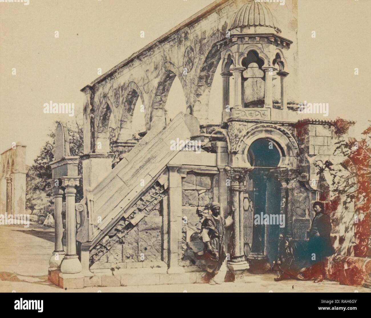 Jerusalem, Minbar, or Pulpit, in the Enclosure of the Mosk of the Dome ...