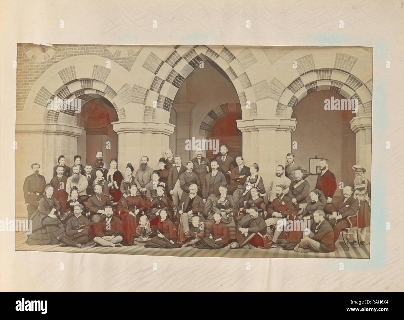 Government N.W.P., Allahabad, 1875, Allahabad, India, 1875, Albumen ...