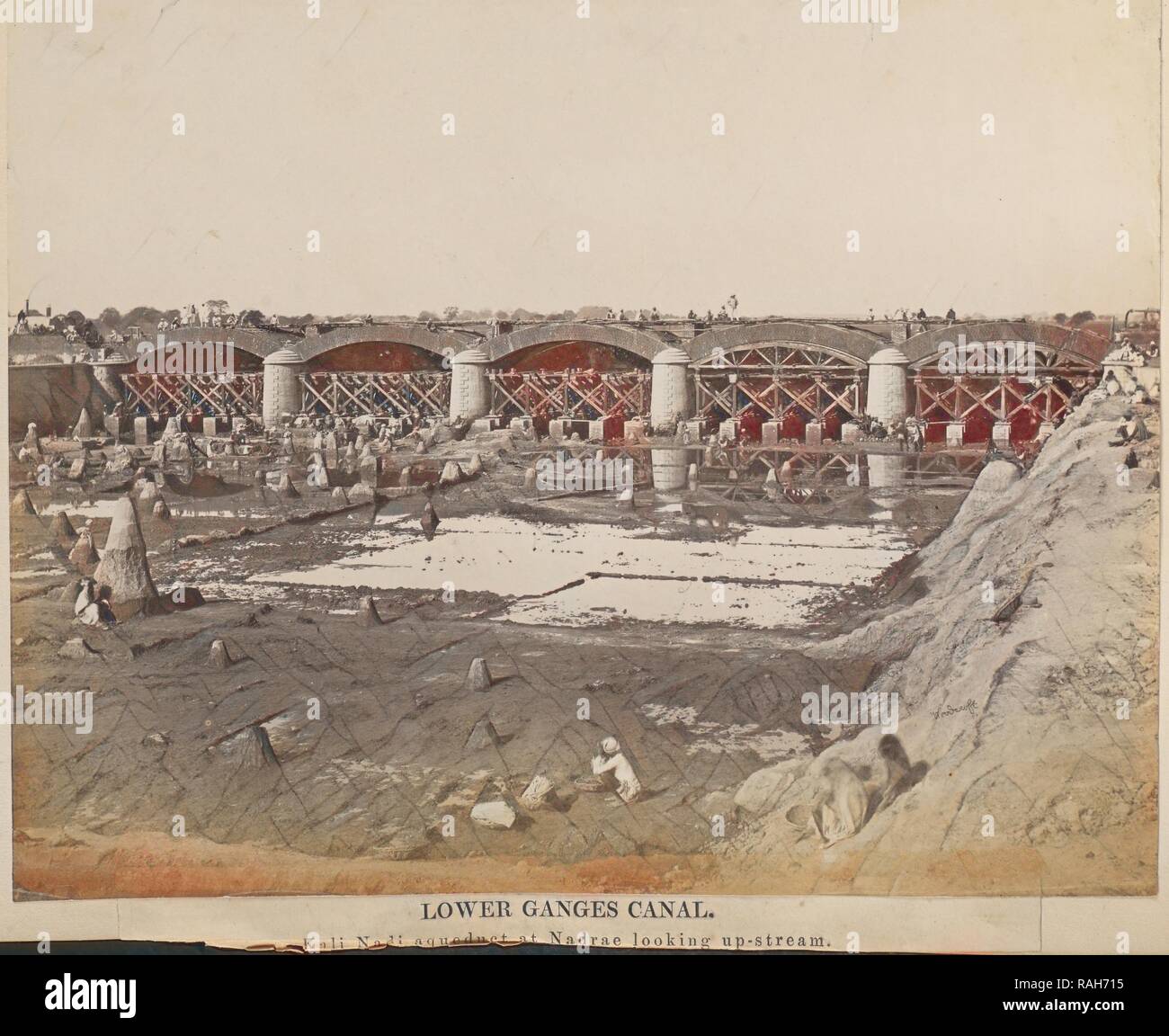 Lower Ganges Canal, Kali Nadi aqueduct, possibly G.W. Woodcroft ...