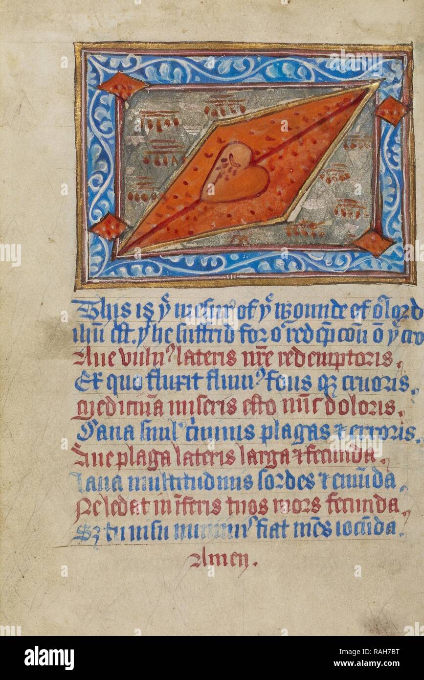 Christ's Side Wound, Norfolk perhaps (written), East Anglia, England ...