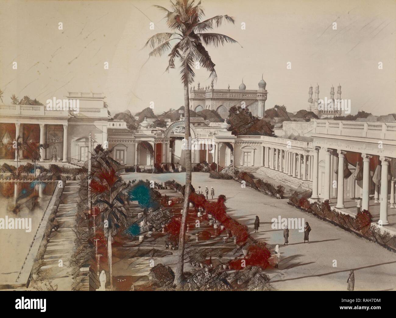 The Chowmahlia Palace, Lala Deen Dayal (Indian, 1844 - 1905), India ...