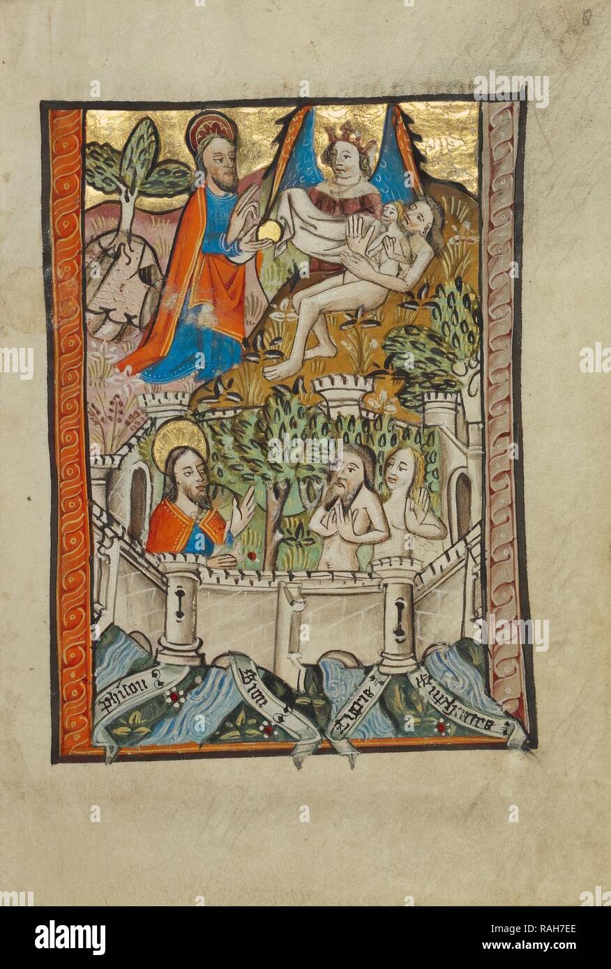 The Garden of Eden, Norfolk perhaps (written), East Anglia, England ...