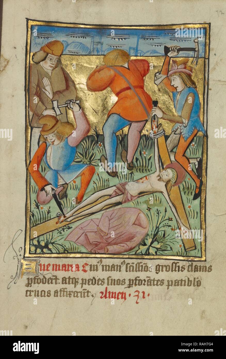 Decorated Text Page, Norfolk perhaps (written), East Anglia, England ...