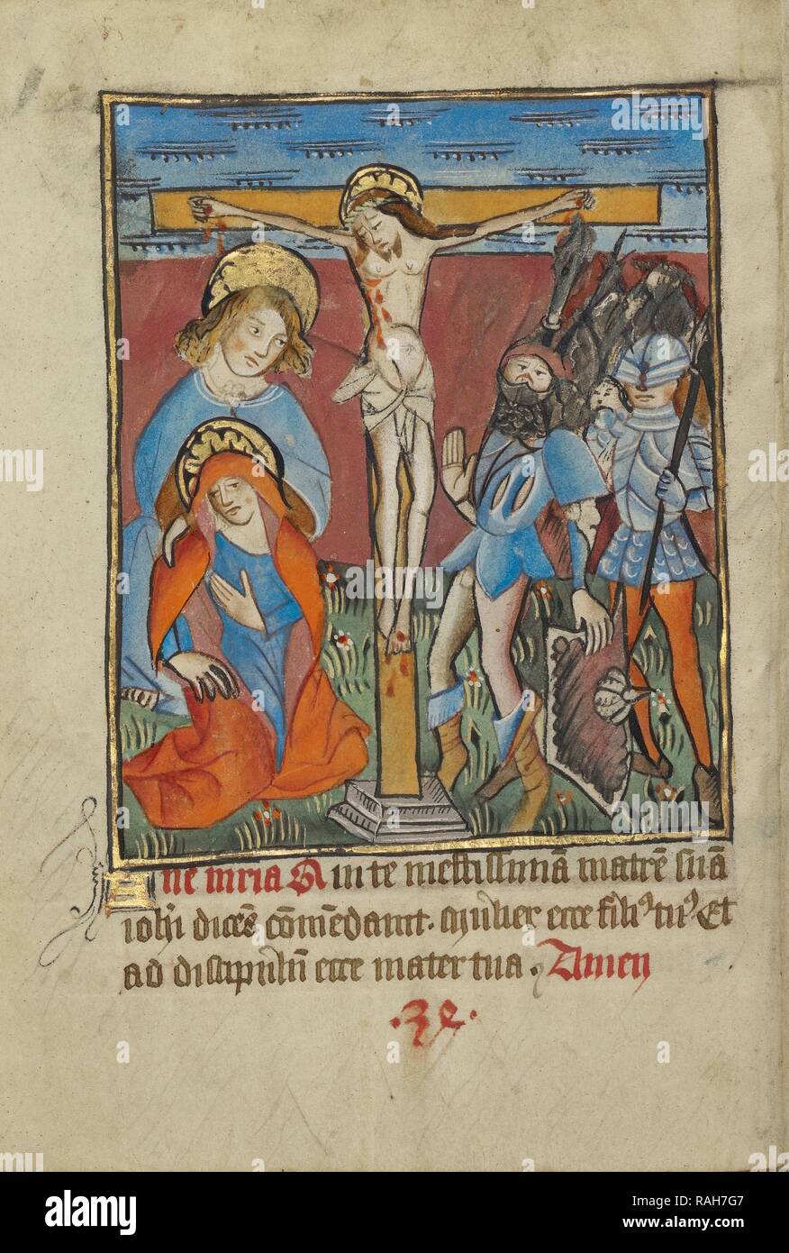 Decorated Text Page, Norfolk perhaps (written), East Anglia, England ...