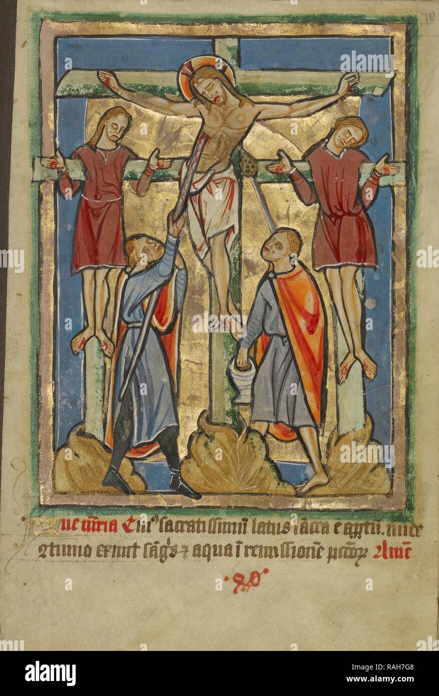 Decorated Text Page, York perhaps (illuminated), Northern, England ...