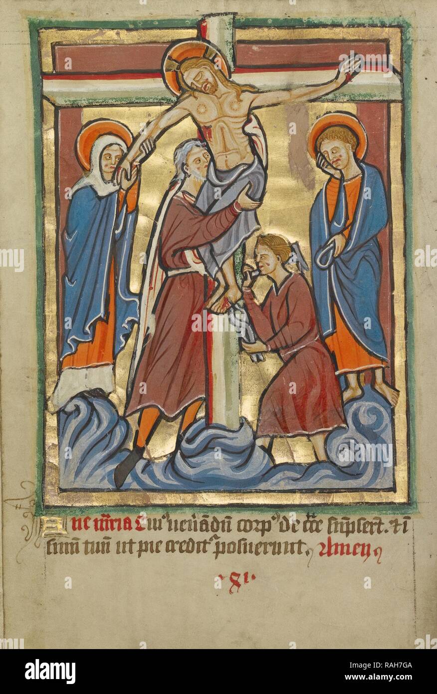 Decorated Text Page, York perhaps (illuminated), Northern, England ...