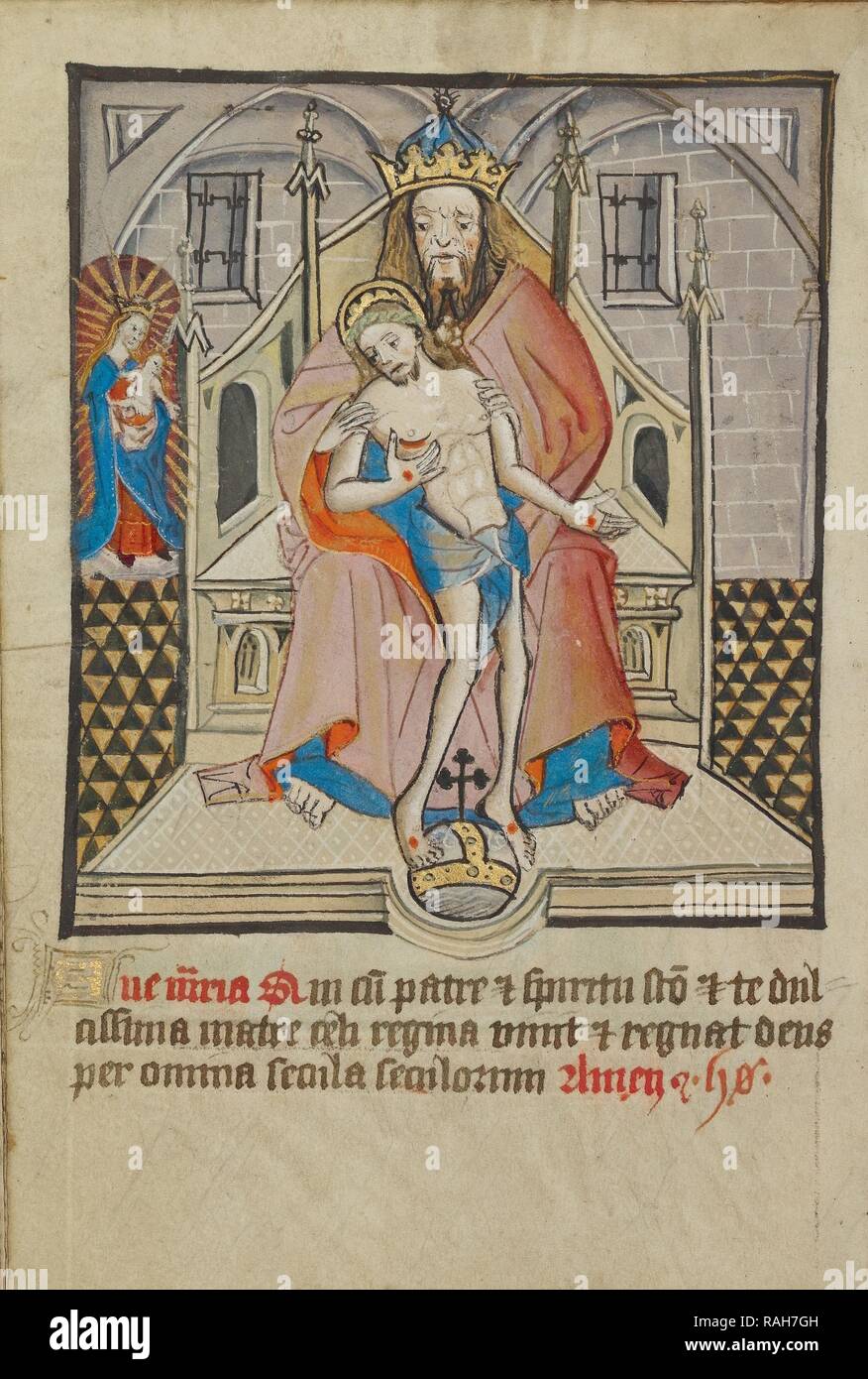 God the Father and Son, Norfolk perhaps (written), East Anglia, England ...