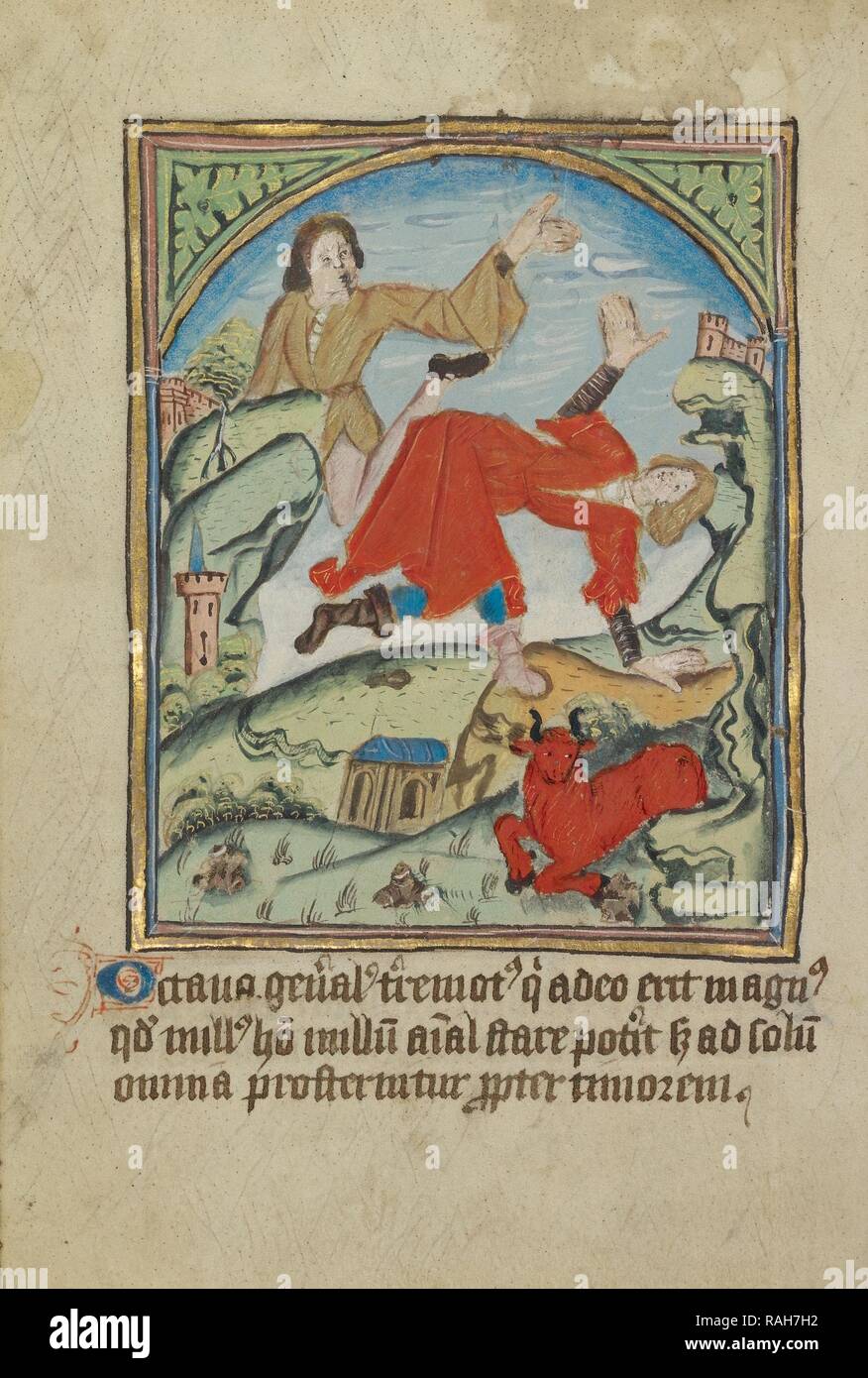 The Eighth Sign before the Day of Judgement, York perhaps (illuminated ...