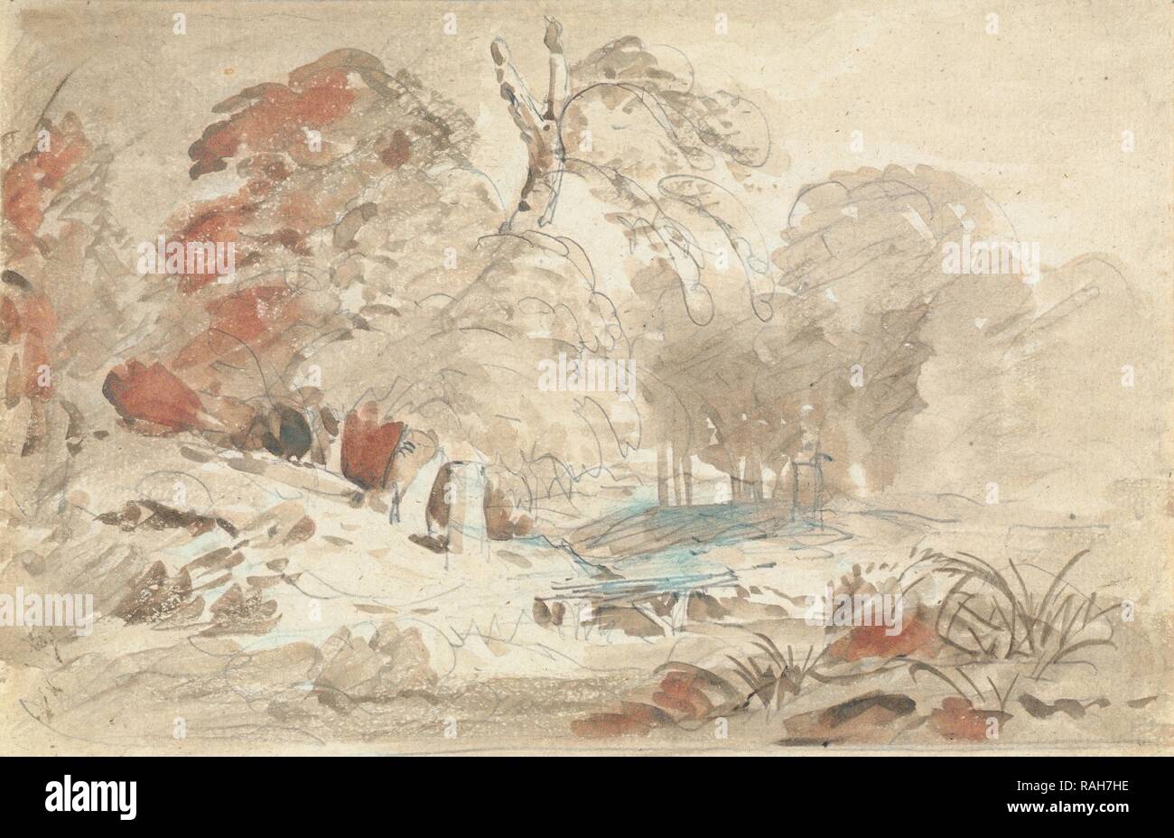 Rural Landscape in the Mark Brandenburg, Carl Blechen (German, 1798 ...