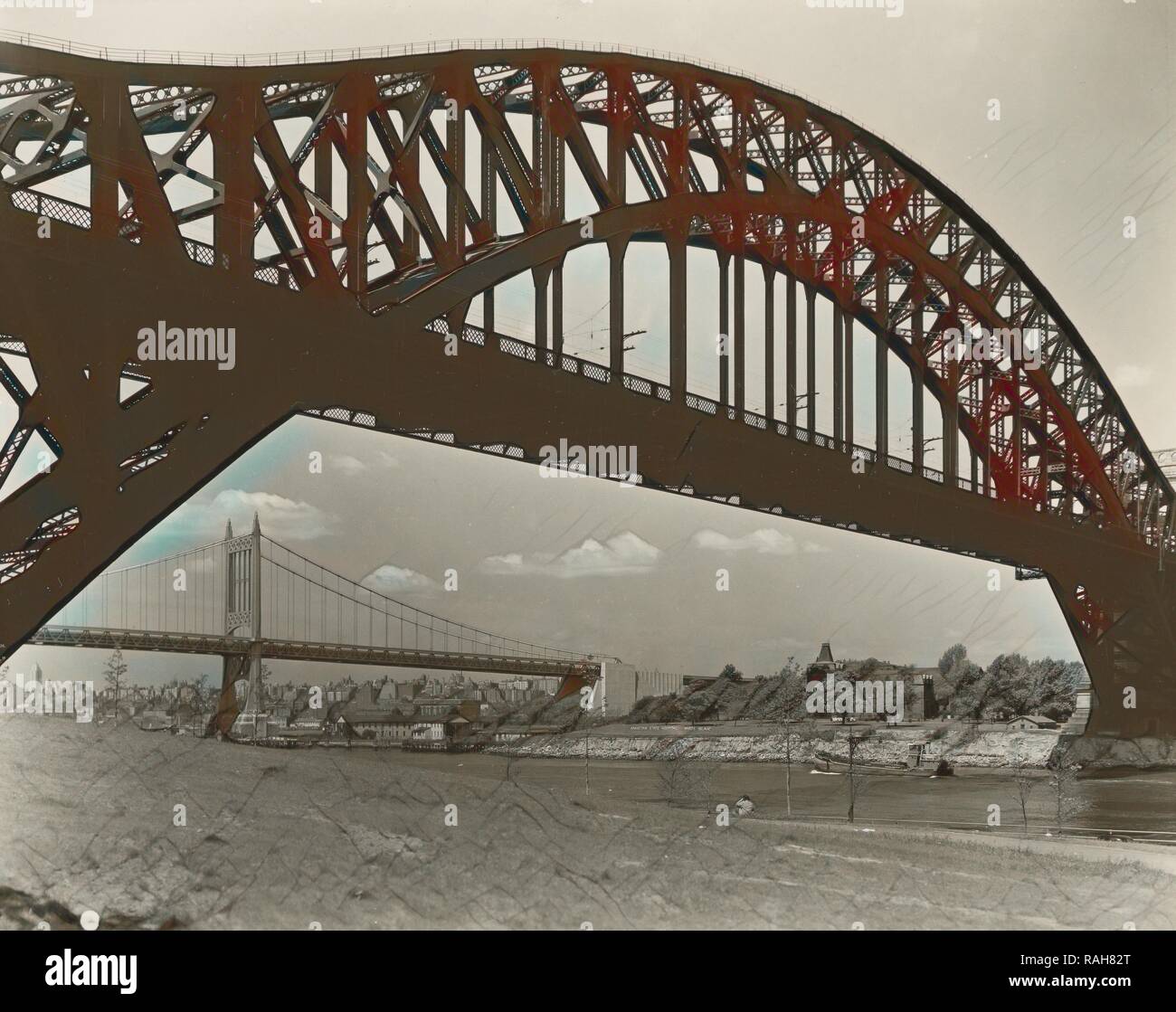 Hell Gate Bridge, New York, Berenice Abbott (American, 1898 - 1991 ...