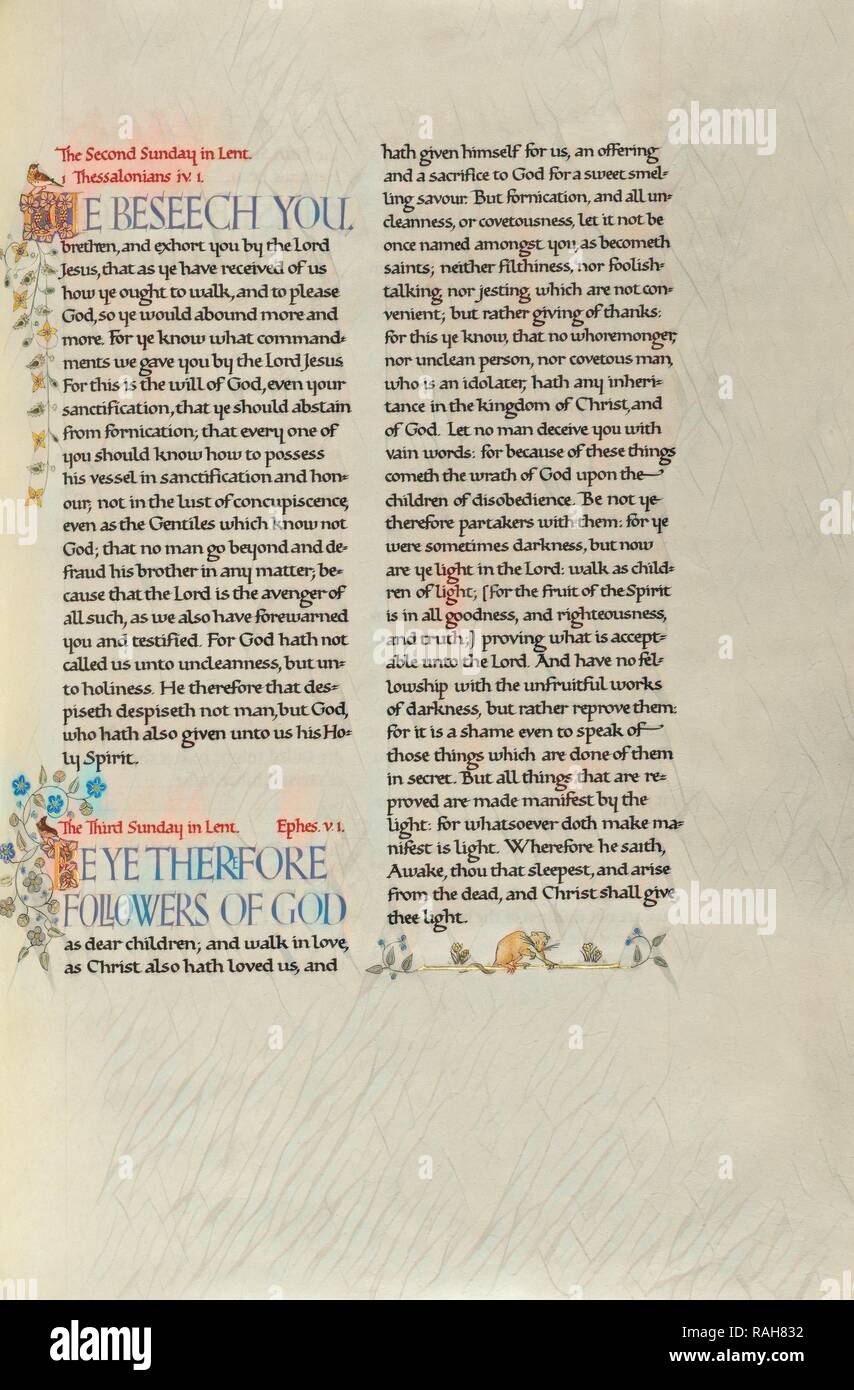 Decorated Text Page, Madelyn Walker (English, active 1930s), England ...