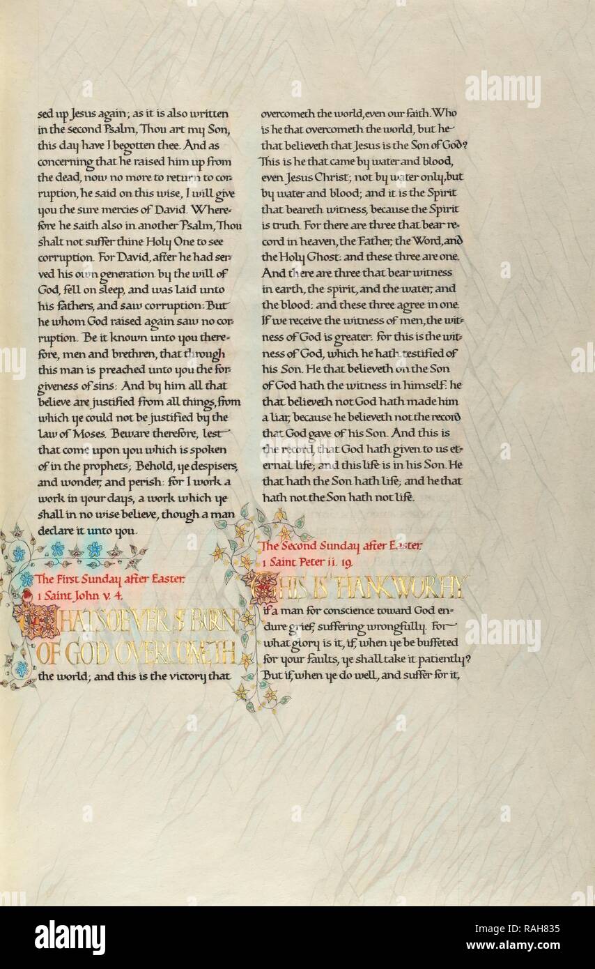 Decorated Text Page, Madelyn Walker (English, active 1930s), England ...