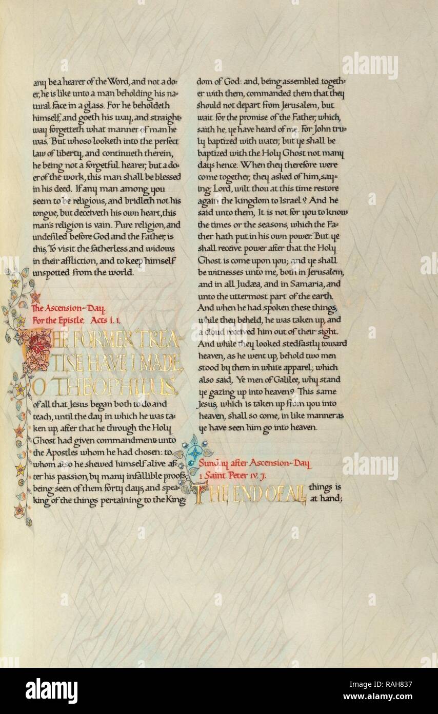 Decorated Text Page, Madelyn Walker (English, active 1930s), England ...