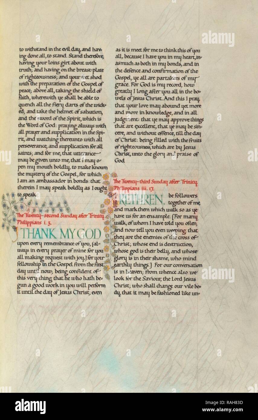 Decorated Text Page, Madelyn Walker (English, active 1930s), England ...