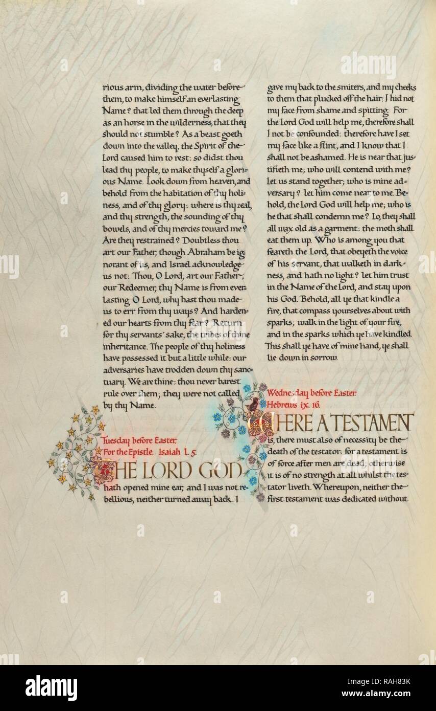 Decorated Text Page, Madelyn Walker (English, active 1930s), England ...