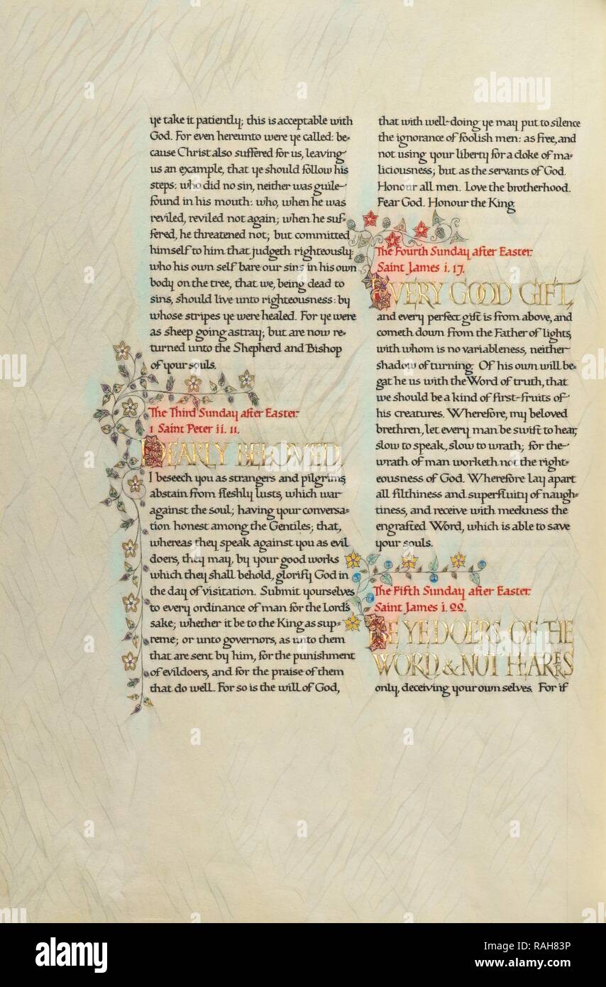 Decorated Text Page, Madelyn Walker (English, active 1930s), England ...