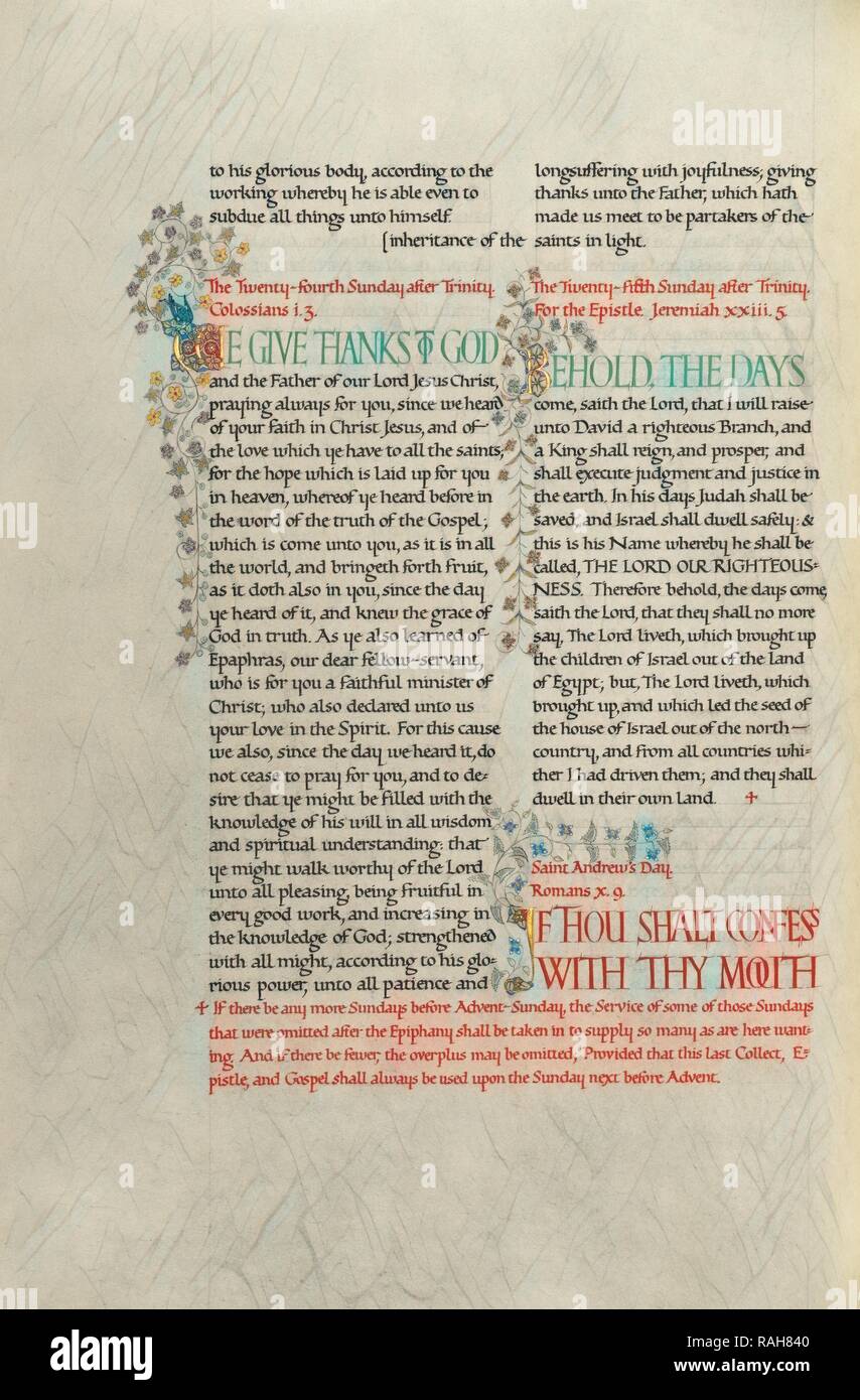 Decorated Text Page, Madelyn Walker (English, active 1930s), England ...